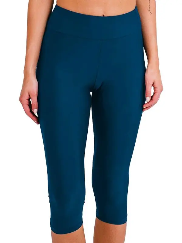 CALYPSA Capri Swim Leggings - Space Blue