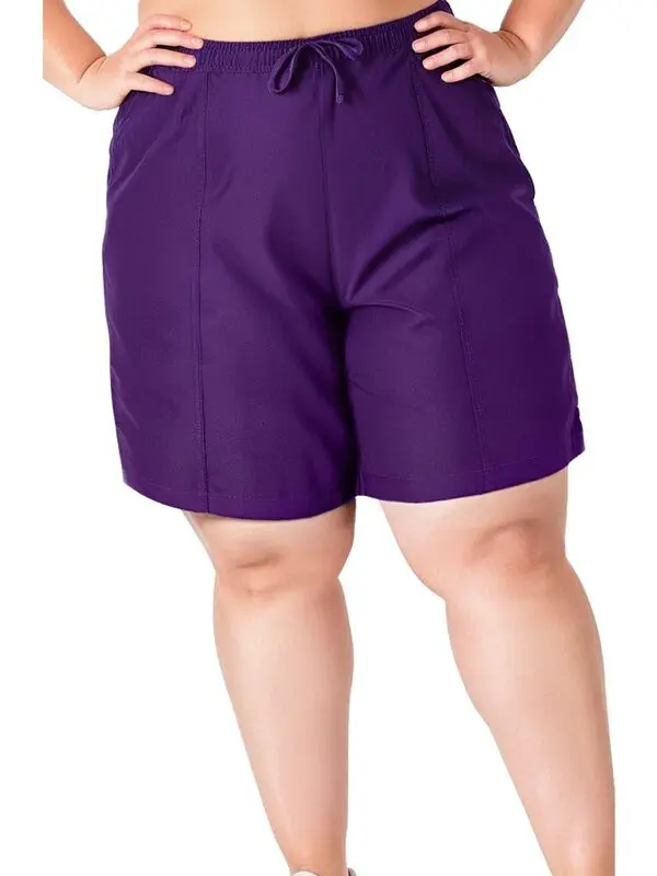 CALYPSA 7" Board Shorts - Eggplant