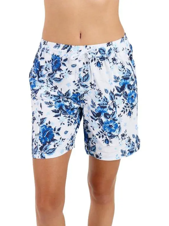 CALYPSA Board Shorts - Blue Blooms