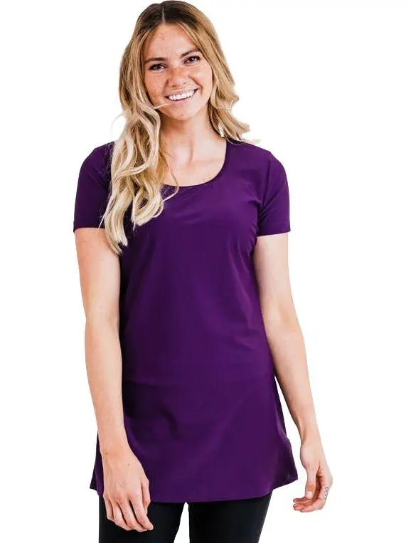 CALYPSA Swim Tunic - Eggplant