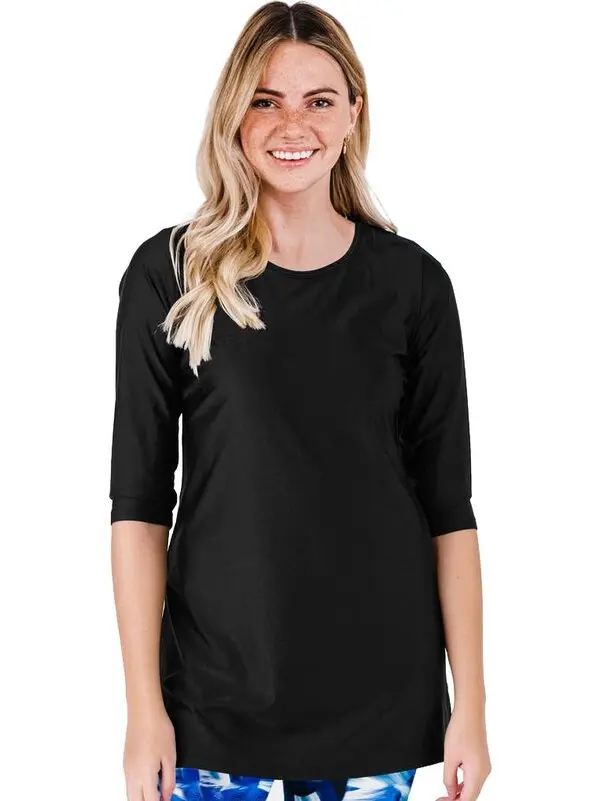CALYPSA Gia Swim Tunic - Black
