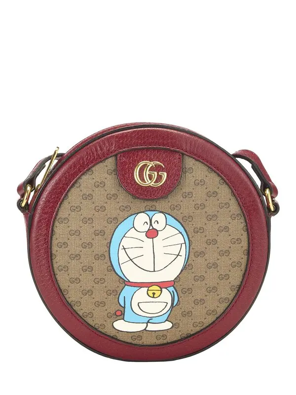 Gucci Doraemon X Coated Ophidia Gg Crossbody Bag - Multi