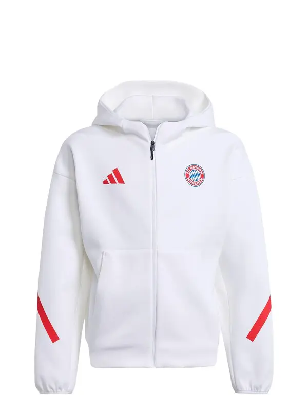 Adidas Fc Bayern Z.n.e. Anthem Jacket - White