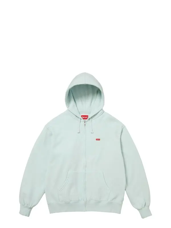 Supreme Small Box Zip Up Hooded Sweatshirt - Blue