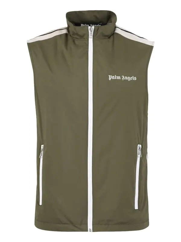 Palm Angels Classic Logo Vest - Green
