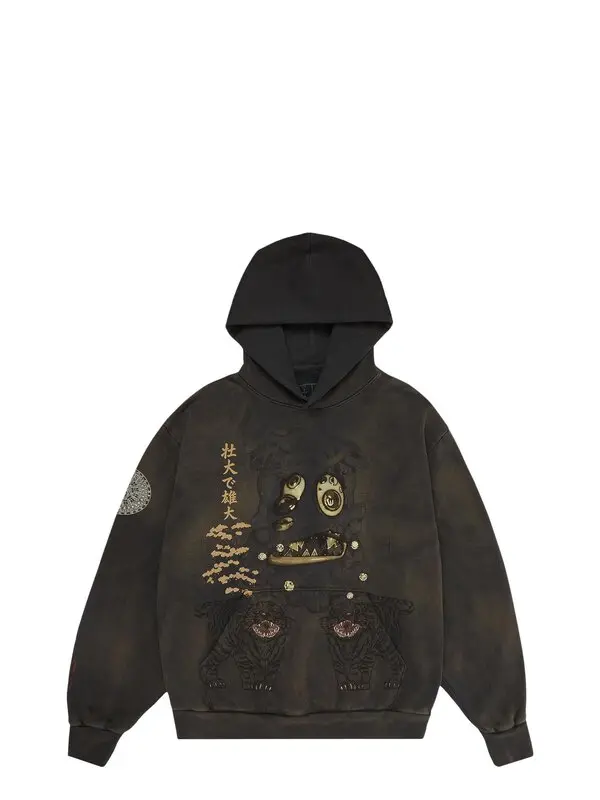 CACTUS JACK BY TRAVIS SCOTT X Takashi Murakami Hollow Hoodie - Brown