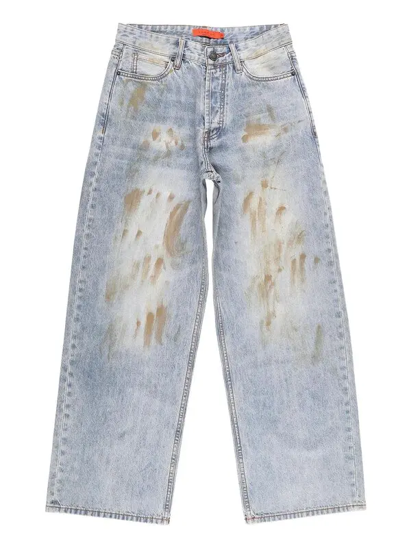 XHIBITION Van Aken 'rustbelt Waxed' Jean - Blue