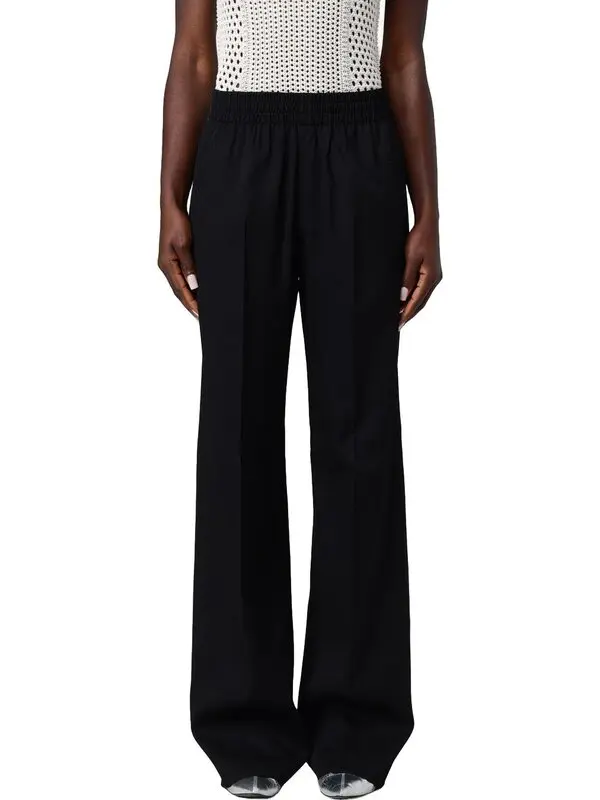GOLDEN GOOSE Wide Leg Trousers - Black