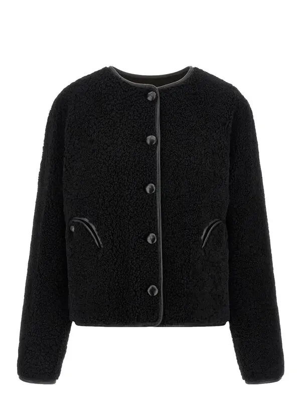 BLAZÉ MILANO Fur Coat - Black
