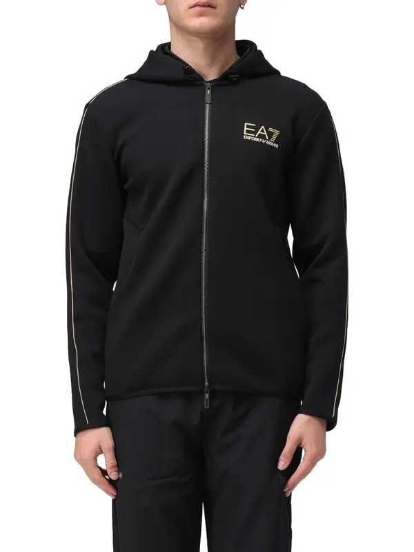 EA7 Full Zip Sweatshirt - Black