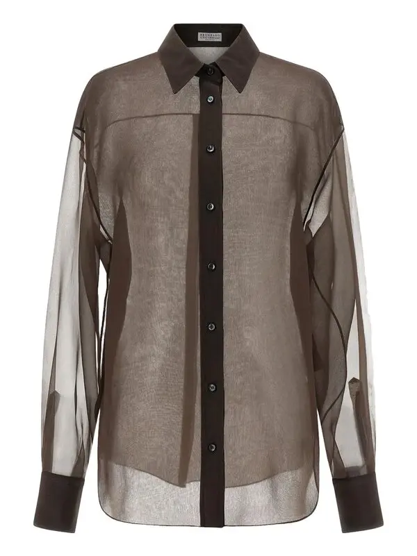 Brunello Cucinelli Shirt - Brown