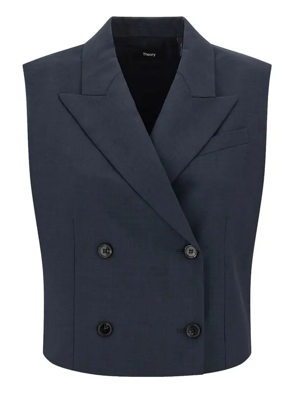 Theory Waistcoat - Blue