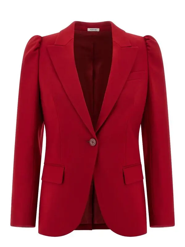Alexander McQueen Tailored Blazer - Red