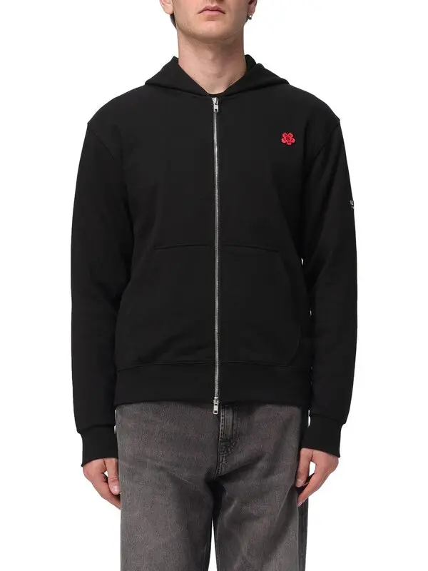 Kenzo Zip-up Sweatshirt - Black