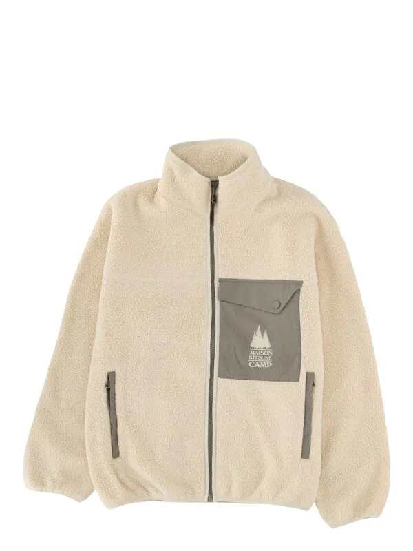Maison Kitsuné Fleece Jacket - Powder