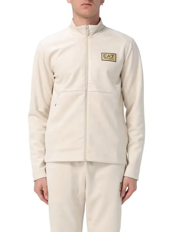 EA7 Full Zip Sweatshirt - Yellow Cream