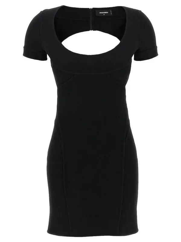 Dsquared2 Short Sleeve Dress - Black