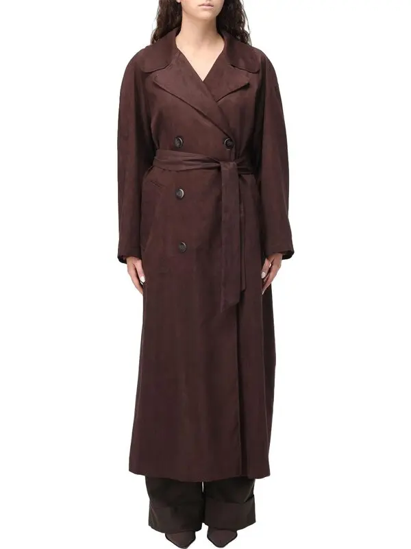 ALYSI Long Jacket - Brown