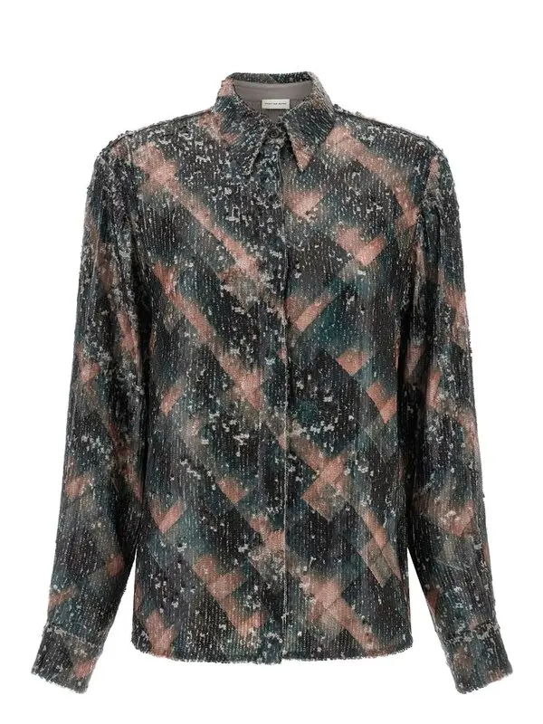 Dries Van Noten Printed Shirt - Green