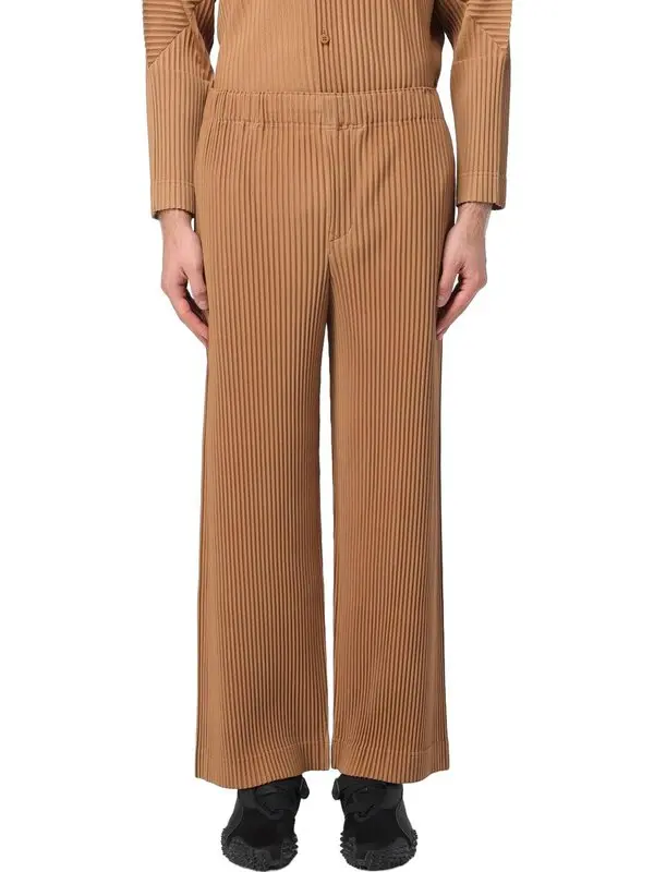 Issey Miyake Wide Leg Pants - Brown