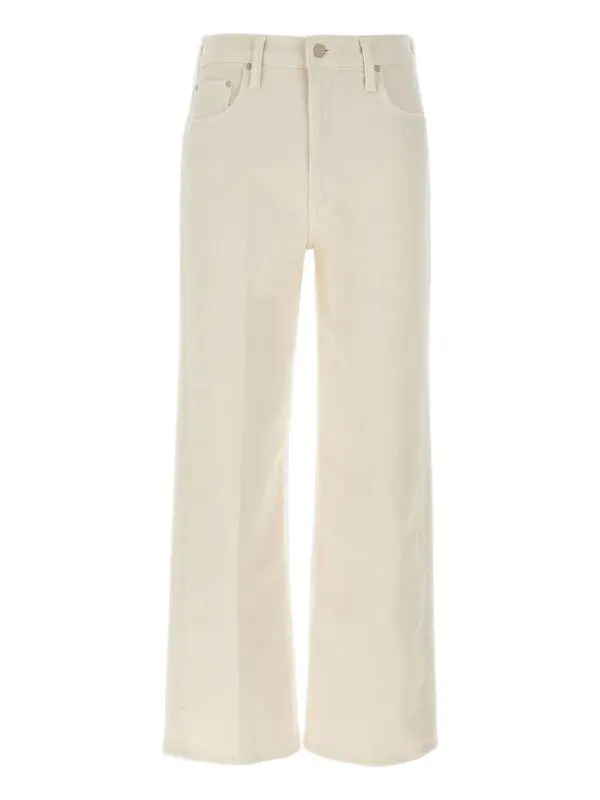 MOTHER Wide-leg Jeans - White