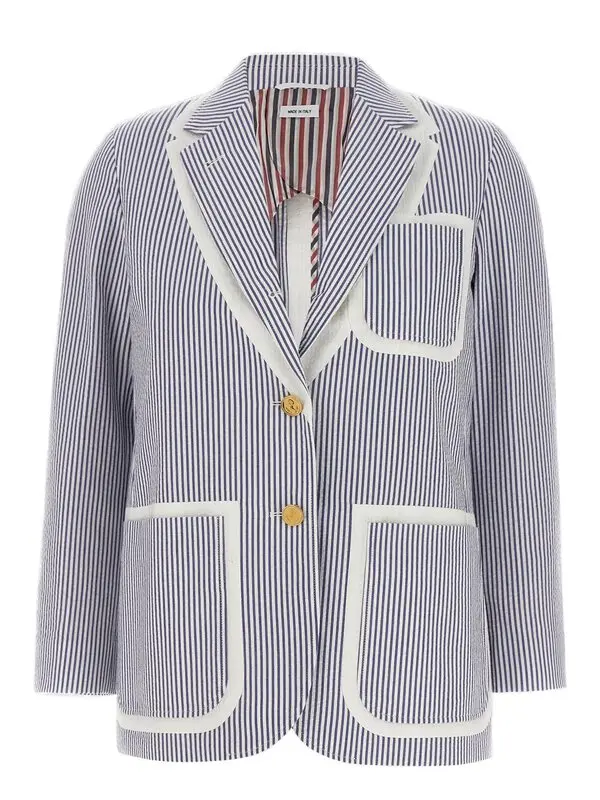 Thom Browne Striped Jacket - Multicolor