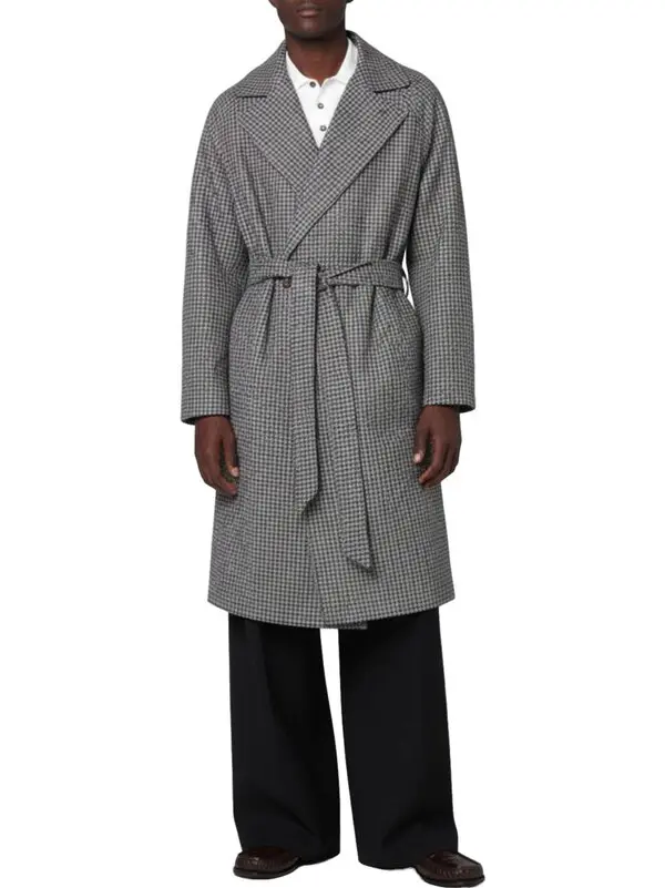 Tagliatore Belted Overcoat - Beige