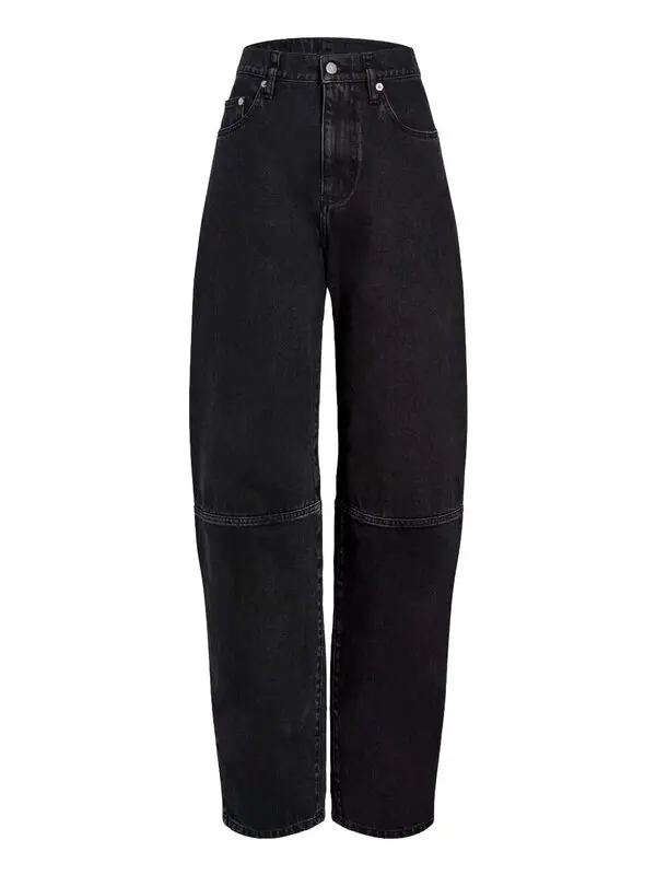Proenza Schouler Fontana Belt-loop Jeans - Black