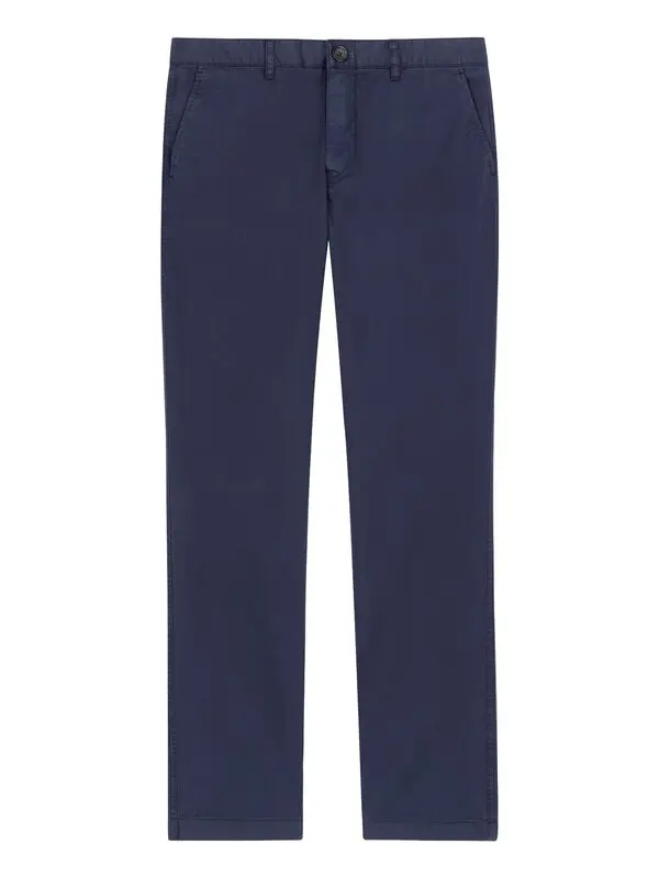 Paul Smith Slim-fit Navy Cotton Twill Chinos - Blue
