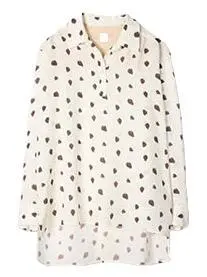 Paul Smith Strawberry Print Silk-blend Shirt - White