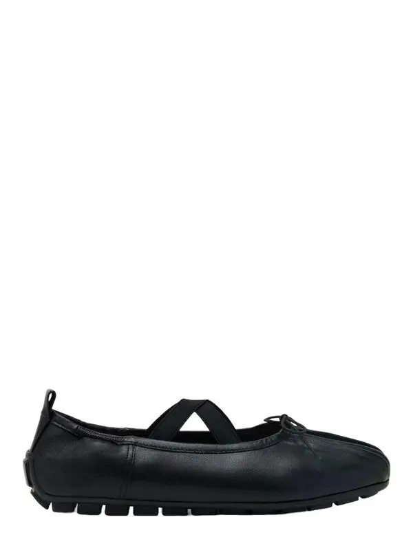 Simone Rocha Grip Cross-strap Ballerina Flats - Black