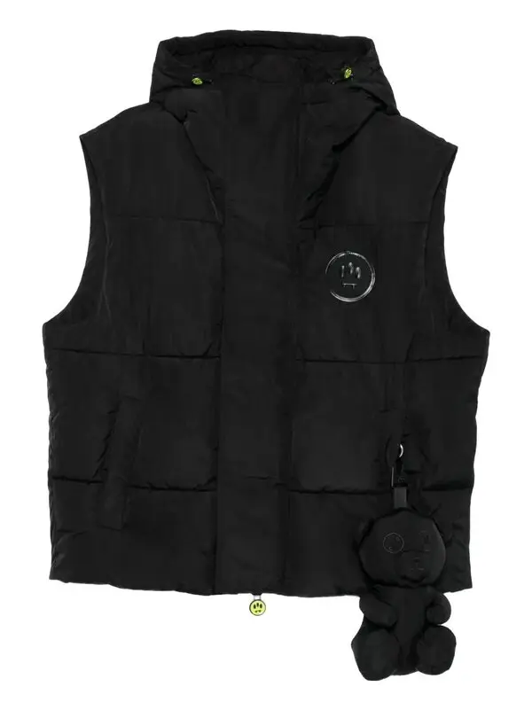 BARROW Padded Gilet With Hood - Black