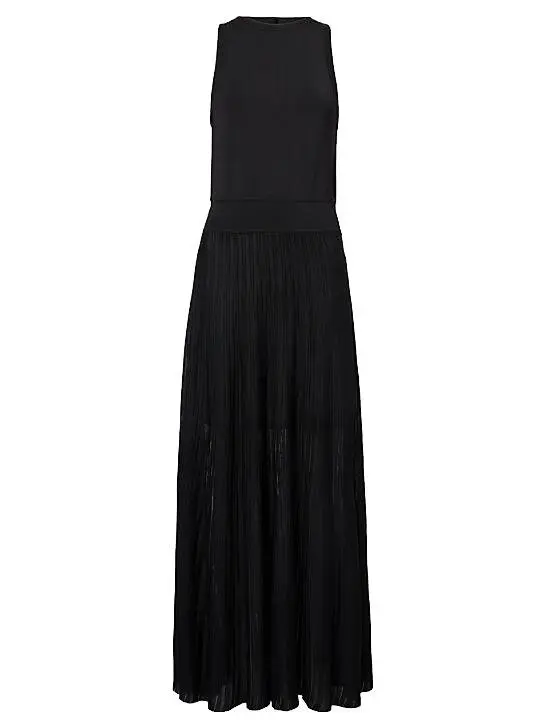 Le Kasha Valogano Sleeveless Stretch-knit Maxi Dress - Black