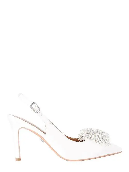 Carvela Lucia Satin Courts - White