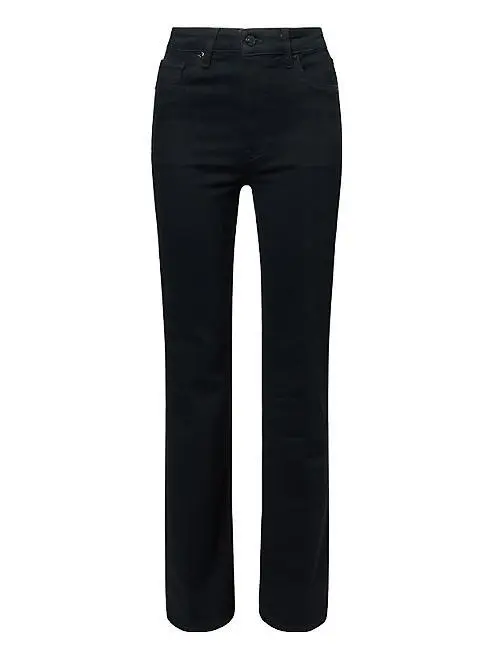FRAME The Reboot Flared Stretch-denim Jeans - Black