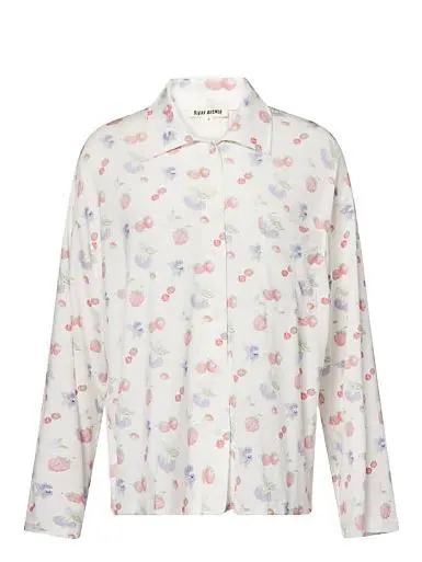 DJERF AVENUE Print Pyjama Shirt - Summer Berries