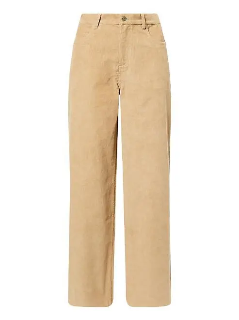 Le Kasha Vicence Straight-leg Cotton Corduroy Trousers - Camel
