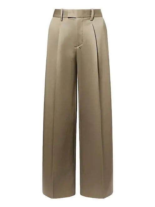 FRAME The Timeless Cotton Chino Trousers - Soft Taupe