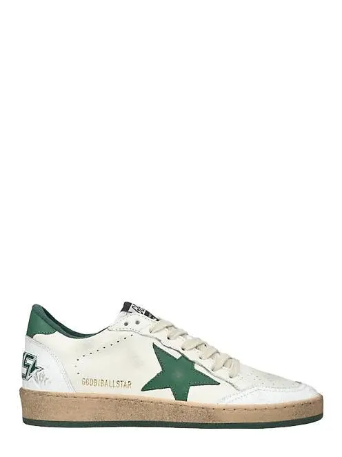 GOLDEN GOOSE Ball Star Leather Trainers - Green Oth