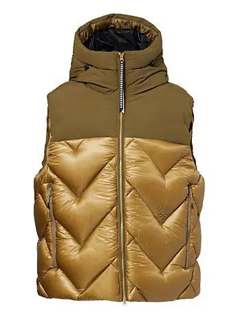 Black Crows Plumis Hooded Shell-down Vest - Olive