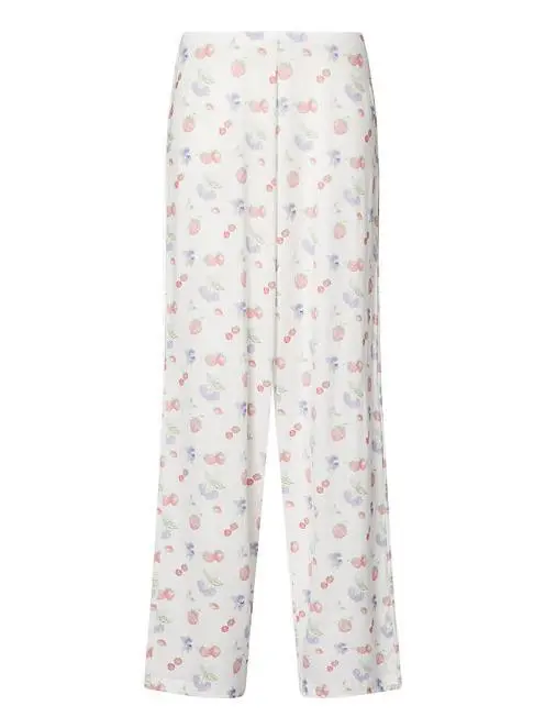 DJERF AVENUE Wide-leg Stretch-woven Trousers - Summer Berries