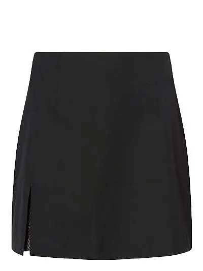 DJERF AVENUE Stretch-woven Mini Skirt - Black