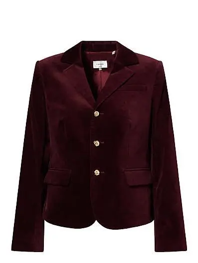 FRAME Cotton-blend Blazer - Pinot