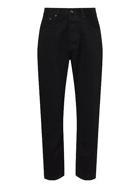 Carhartt Work In Progress Newel Straight-leg Denim Jeans - Black