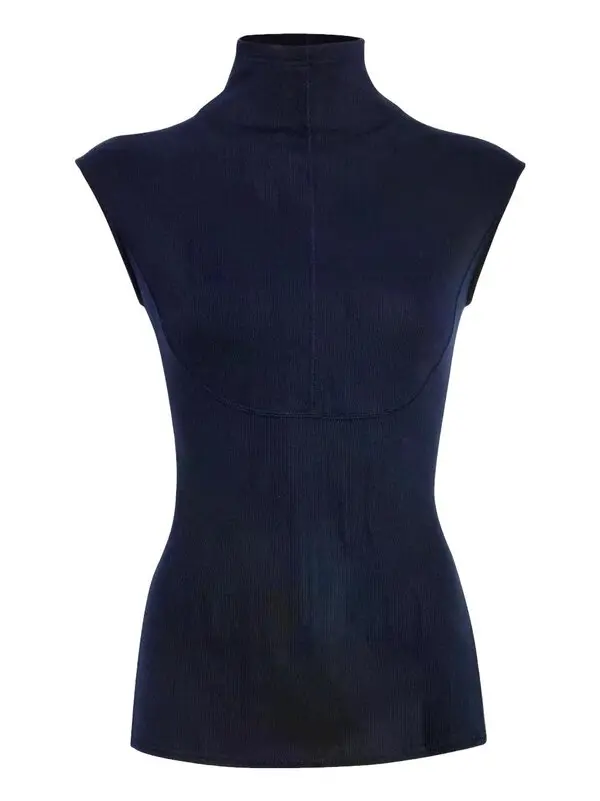 Proenza Schouler White Label Zane Brushed Rib Tank - Blue