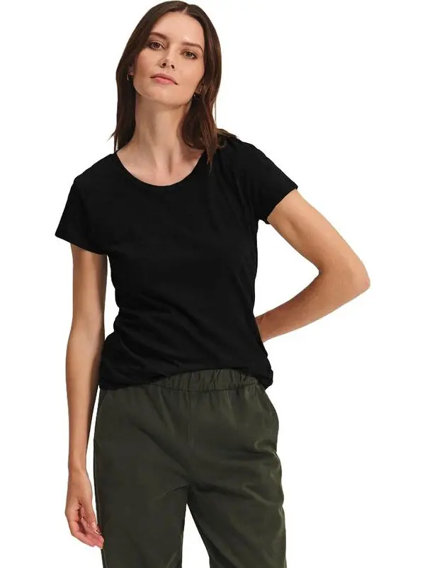 Velvet By Graham & Spencer Odelia Tee - Black