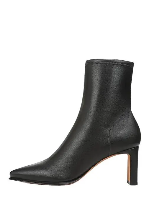 Vince Brock Leather Ankle Boots - Black