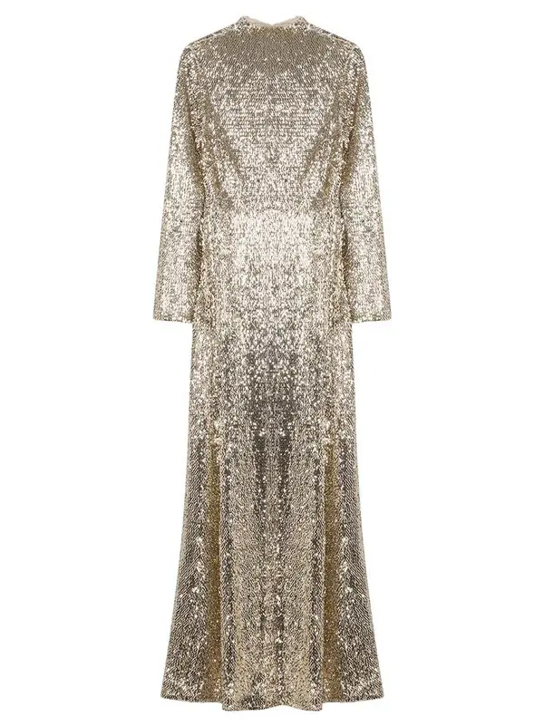 Simkhai Beatrice Sequined Gown - Gold