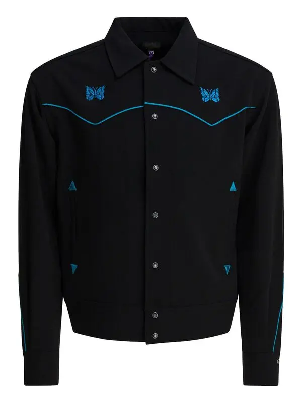 Needles Western Detail Overshirt Jacket - Black