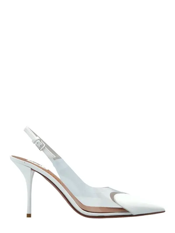 Alaïa High-heeled Slingback Pumps - White